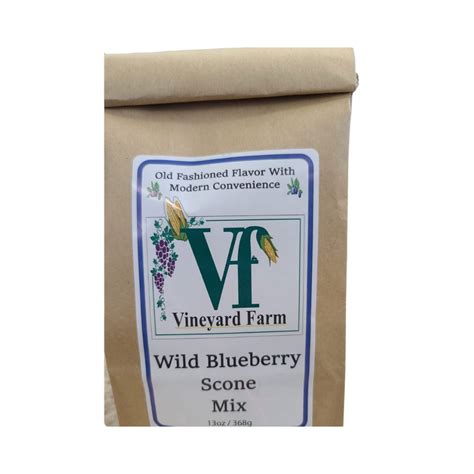 Wild Blueberry Scone Mix Vineyard Farm