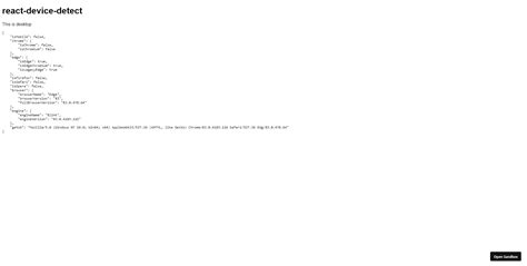 edge chromium 83 isn t being detected · issue 94 · duskload react device detect · github