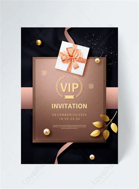 다크 Vip 럭셔리 골드 초대장 이미지 사진 465337836 무료 다운로드