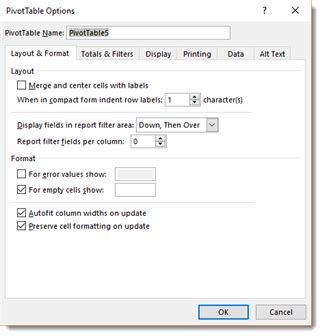 Using Pivot Tables In Excel 2016