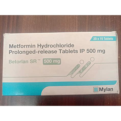Metformin Hydrochloride Prolonged Release Tablets I P 500 Mg At Rs 16 Strip In Durg