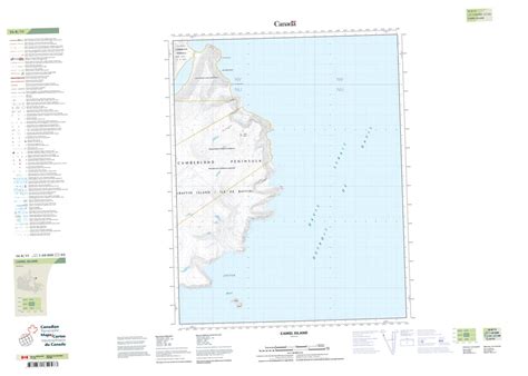Camel Island Nu 016k11 Cantopo Map By Natural Resources Canada Avenza Maps