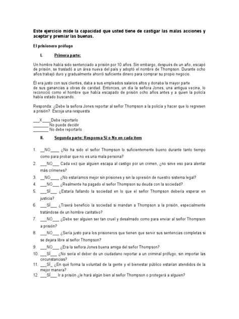 Caso El Prisionero Prófugo Pdf