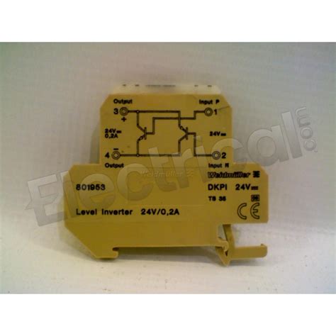 Weidmuller Dk Pl 24v Connector Terminal Pin Electrical Component