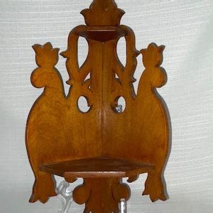 Antique Scroll Corner Shelf Etsy