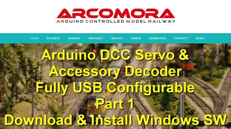 Usb Configurable Arduino Dcc Servo And Accessory Decoder Arcomora 01