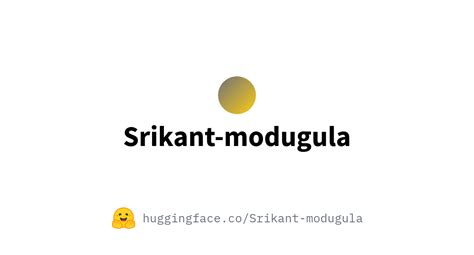 Srikant Modugula Srikant Reddy Modugula