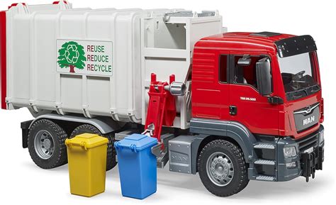 Bruder Toys 03761 Man Tgs Side Loading Garbage Truck Toys