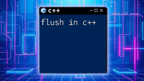 Flush In C Mastering Output Stream Control