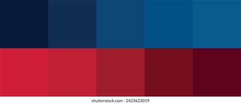Colour Set Palette Vector Illustration Stock Vector Royalty Free