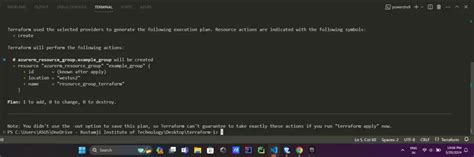 how to create azure resource group using terraform geeksforgeeks