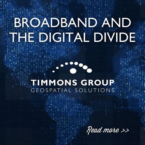 Timmons Groups Broadband Services Timmons Group Geospatial Solutions