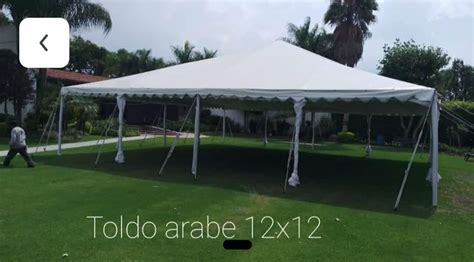 Renta Toldo 12x12 Árabe 160 Personas Toldo Todo