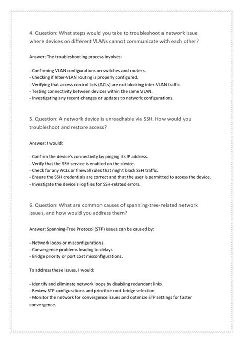 Troubleshooting Core Routing And Switching Issues Qanda Pdf