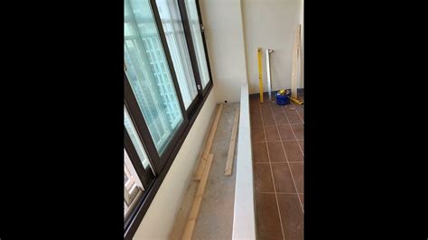 필앤드필 셀프화단덮개 동탄신도시 푸른마을 두산위브아파트 베란다수납 화단덮개만들기 Youtube