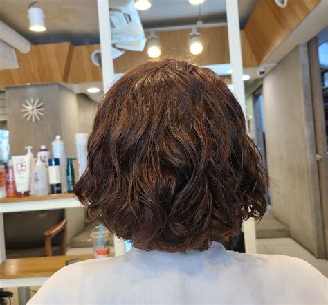 여름에 어울리는 산뜻 발랄 단발 베이비펌~♡ 네이버 블로그