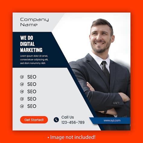 Premium Vector Service Post Template