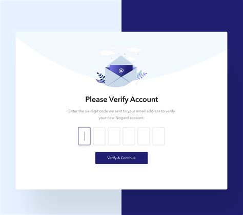 Verify Account Ui Behance