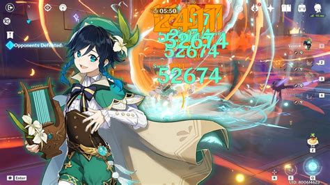 Venti Dps Showcase Build Genshin Impact Youtube