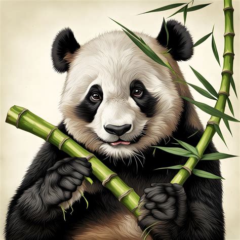 Ai产生的 熊猫 竹子 Pixabay上的免费图片