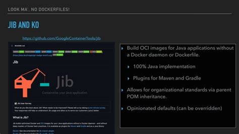 Look Ma Building Java And Go Based Container Images Without Dockerfiles Ppt