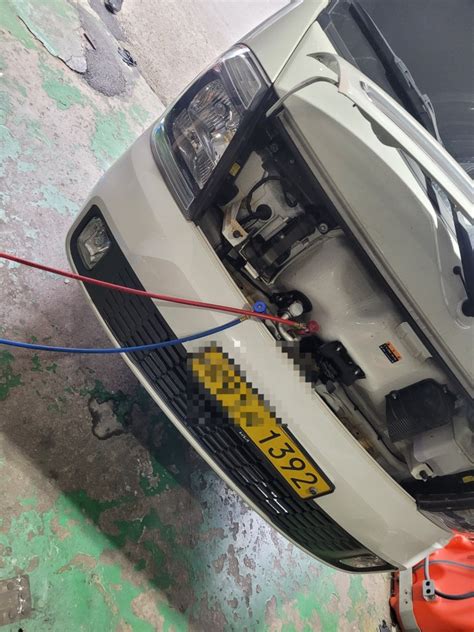 포터봉고 Ev 에어컨가스누출컨덴셔고장 네이버 블로그