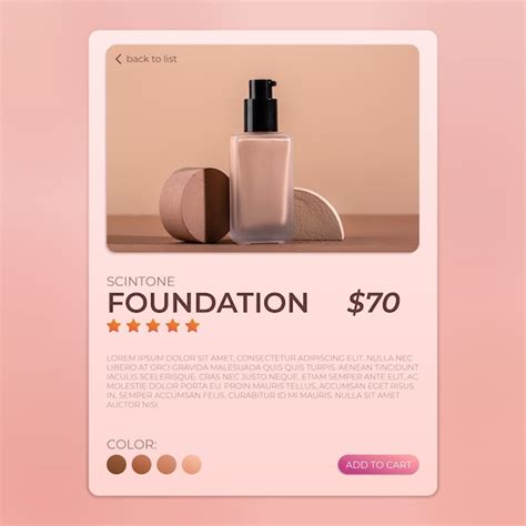 Product Card Template