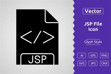 JSP File Format Icon Graphic By Muhammad Atiq Creative Fabrica