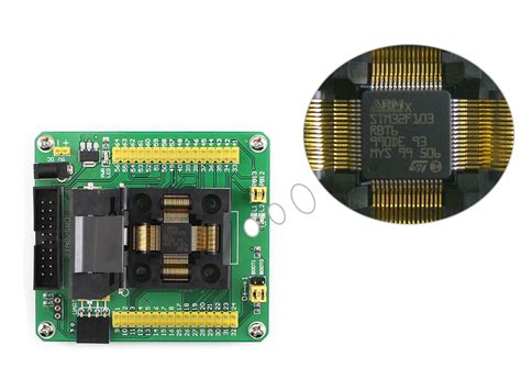 Yamaichi IC Test Burn In Socket STM32 Adapters STM32 QFP64 STM32 QFP64