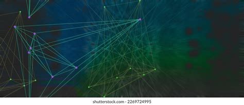 Abstract Node Network Background Image Stock Illustration Shutterstock