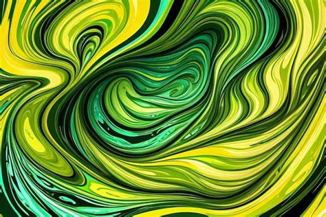 Premium Ai Image Light Green Yellow Vector Texture With Wry Lines Abstract Illustration With