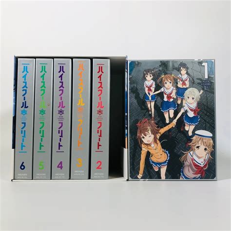 Yahooオークション 中古 Blu Ray ハイスクール フリート 1~6巻 完全