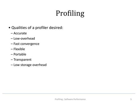 Ppt Profiling Software Performance Powerpoint Presentation Free Download Id1401940