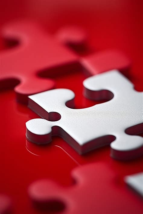 빨간색 표면에 퍼즐 조각 배경 배경 화면 및 일러스트 무료 다운로드 Pngtree