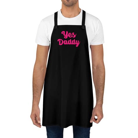 Yes Daddy Apron Bdsm Gift Bdsm Quotes Ddlg Dom Submissive Etsy Uk