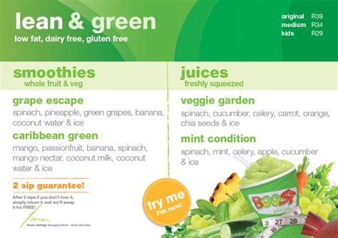 Boost Juice Menu Price List Update 2023 LOKATASTE