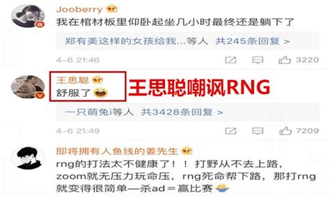 Rng輸給jdg後，王思聰發了一條微博嘲諷，rng粉絲直接開罵，真慘 每日頭條