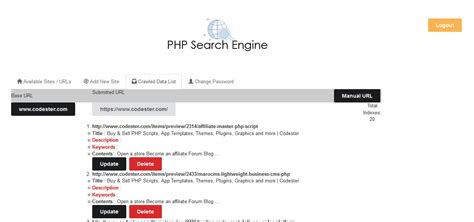 Php Search Engine Mysql Based Simple Site Search By Nelliwinne Codester