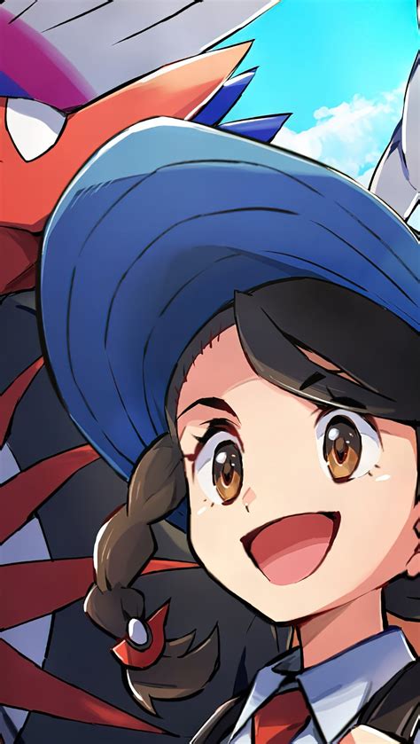 Koraidon And Juliana Pokemon Scarlet And Juliana Anime Wallpaper 4k For