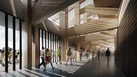 Zaha Hadid Architects Wins Approval For Worlds First Timber Stadium