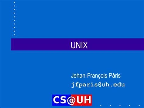 COSC 6360 Operating Systems