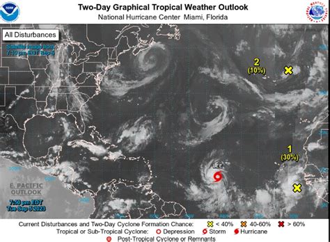 Se Forma La Tormenta Tropical Lee En El Atlántico Podría Evolucionar A