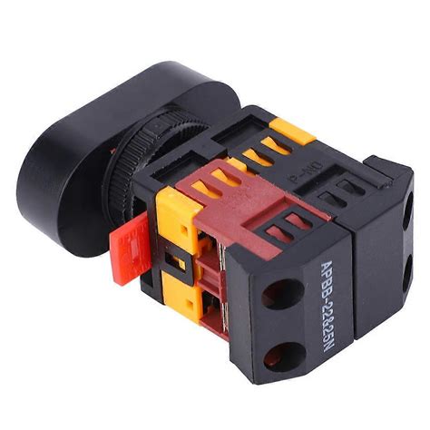 Apbb 2225n Double Push Button Switch With Led Light Nonc Momentary