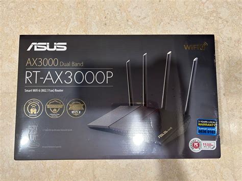 BNIB Asus RT AX3000P Wifi 6 Router Computers Tech Parts Accessories Networking On Carousell