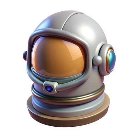 Radiant Sought After Hyper Specific Isolated Cutout Of A Single Futuristic Spacesuit Helmet