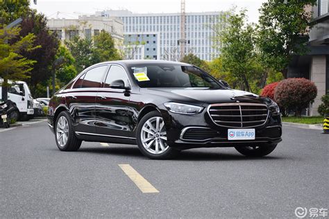 【奔驰s级改款 S 400 L 商务型侧前45度车头向右水平图片 汽车图片大全】 易车