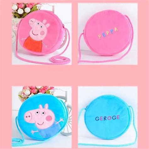 Peppa Pig ДЖОРДЖ плюшевые игрушки кукла круглый карман кошелек дети ...