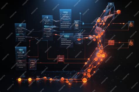 Premium Photo A Flowchart Diagramming The Steps In A Generative Ai