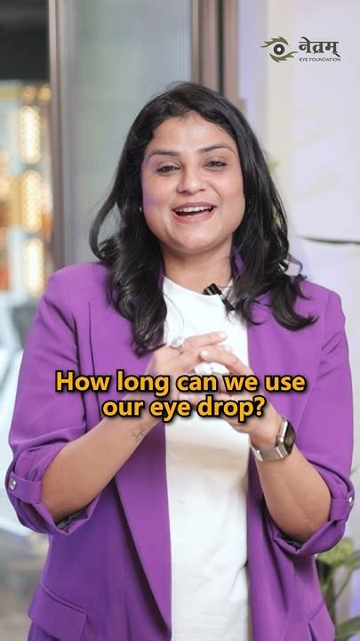 Eye Drop Kab Tak Use Karskte Hai Eye Drops Usage Eyedrop Shorts Youtube