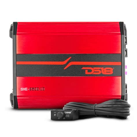 Ds18 Sxe Series 1000w X 1 Rms 1ohm Class D Mono Block Amplifier Red